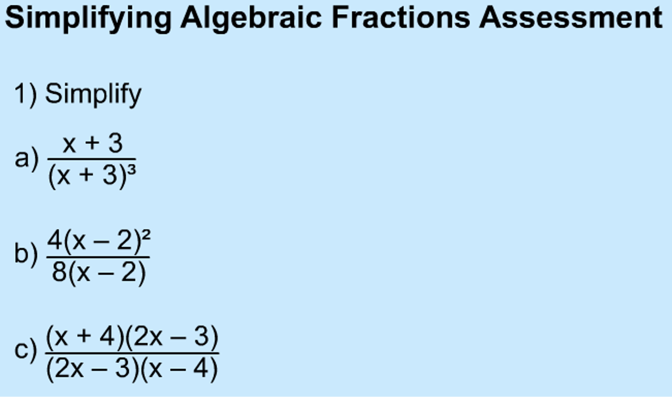 Simplifying-algebraic-fractions