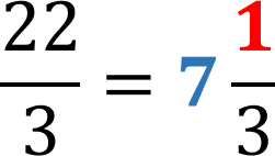 Fractions to Mixed Numbers